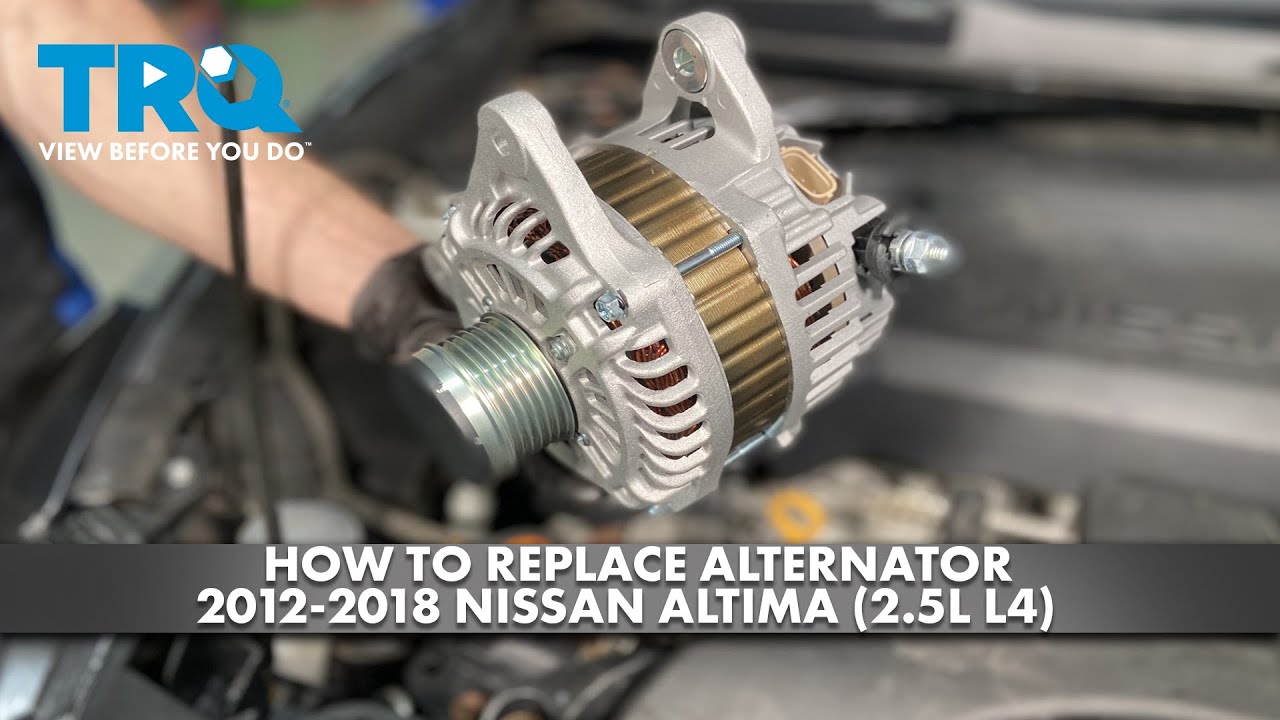 How to Replace Alternator 2012-2018 Nissan Altima 25L L4 | 1A Auto