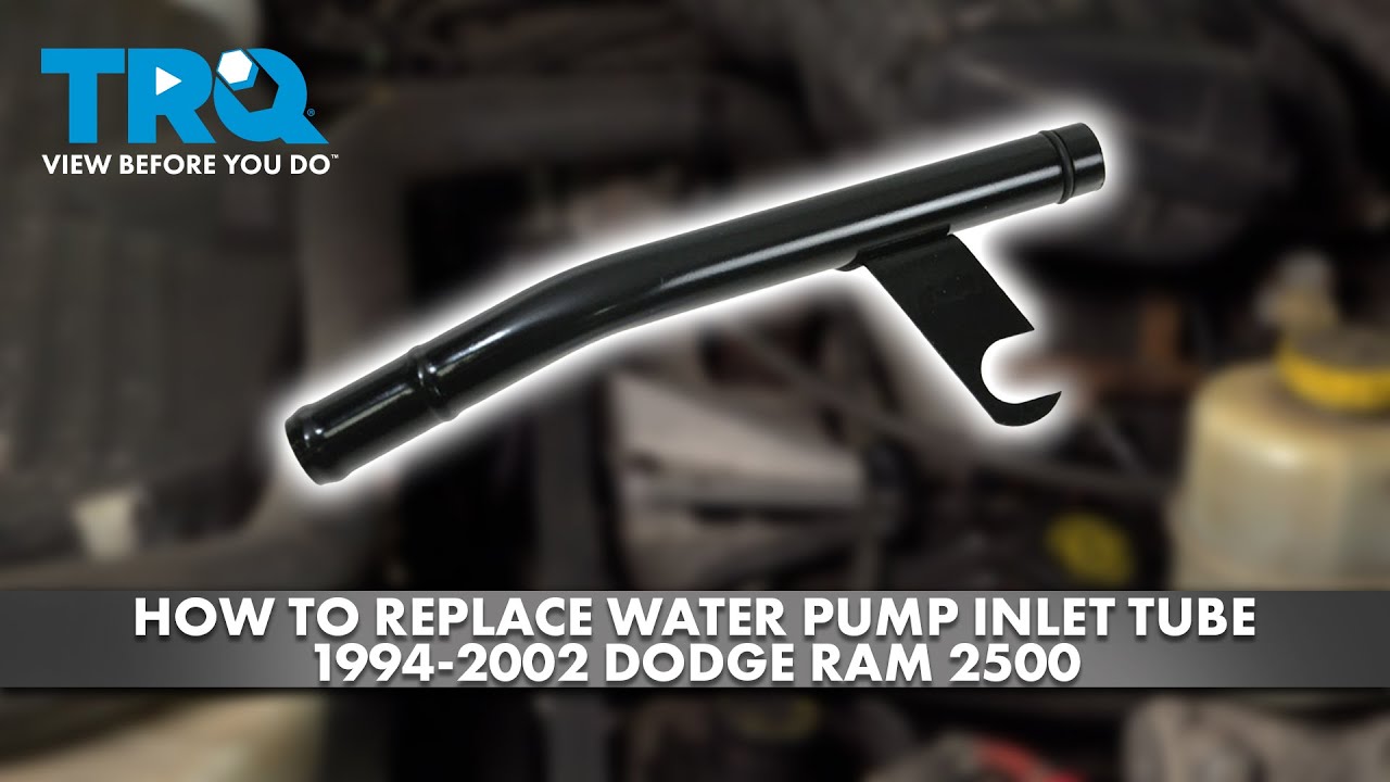 How to Replace Water Pump Inlet Tube 1994-2002 Dodge Ram 2500 | 1A Auto