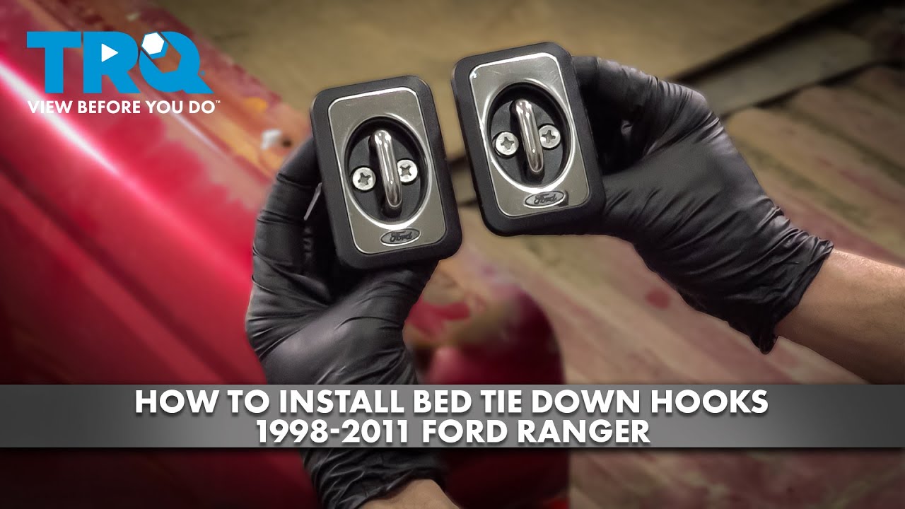 How to Install Bed Tie Down Hooks 1998-2011 Ford Ranger | 1A Auto