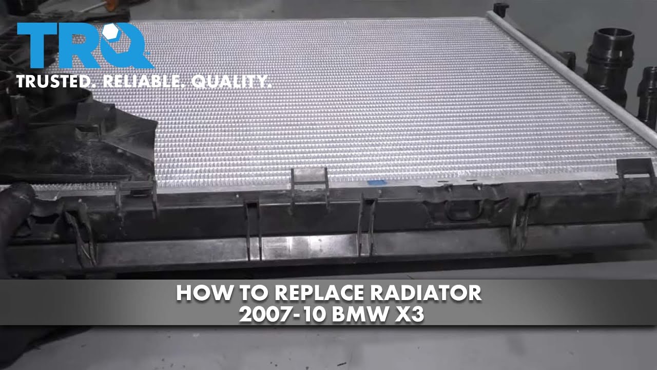 How to Replace Radiator 2007-10 BMW X3 | 1A Auto