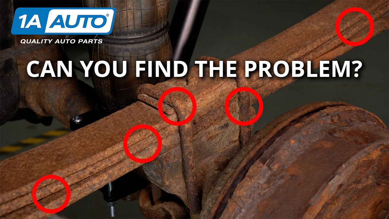 Truck Leaf Springs Broken Noisy or Worn Out Check and Replace These 3 ...