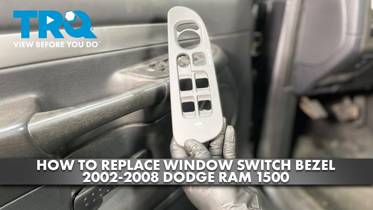 How to Replace Window Switch Bezel 2002-2008 Dodge Ram 1500 | 1A Auto