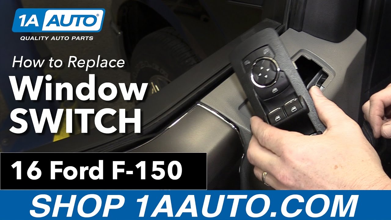How To Replace Power Window Mirror Switch 2015-19 Ford F-150 | 1A Auto