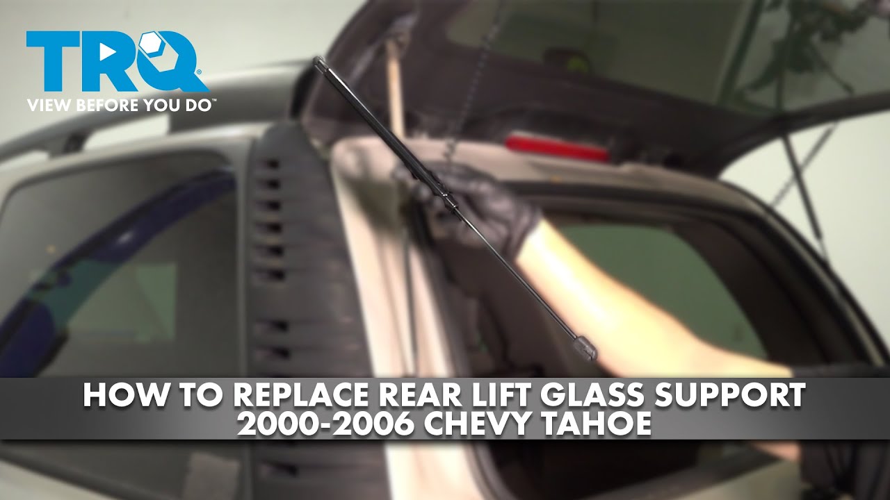 How to Replace Rear Lift Glass Support 2000-2006 Chevrolet Tahoe | 1A Auto