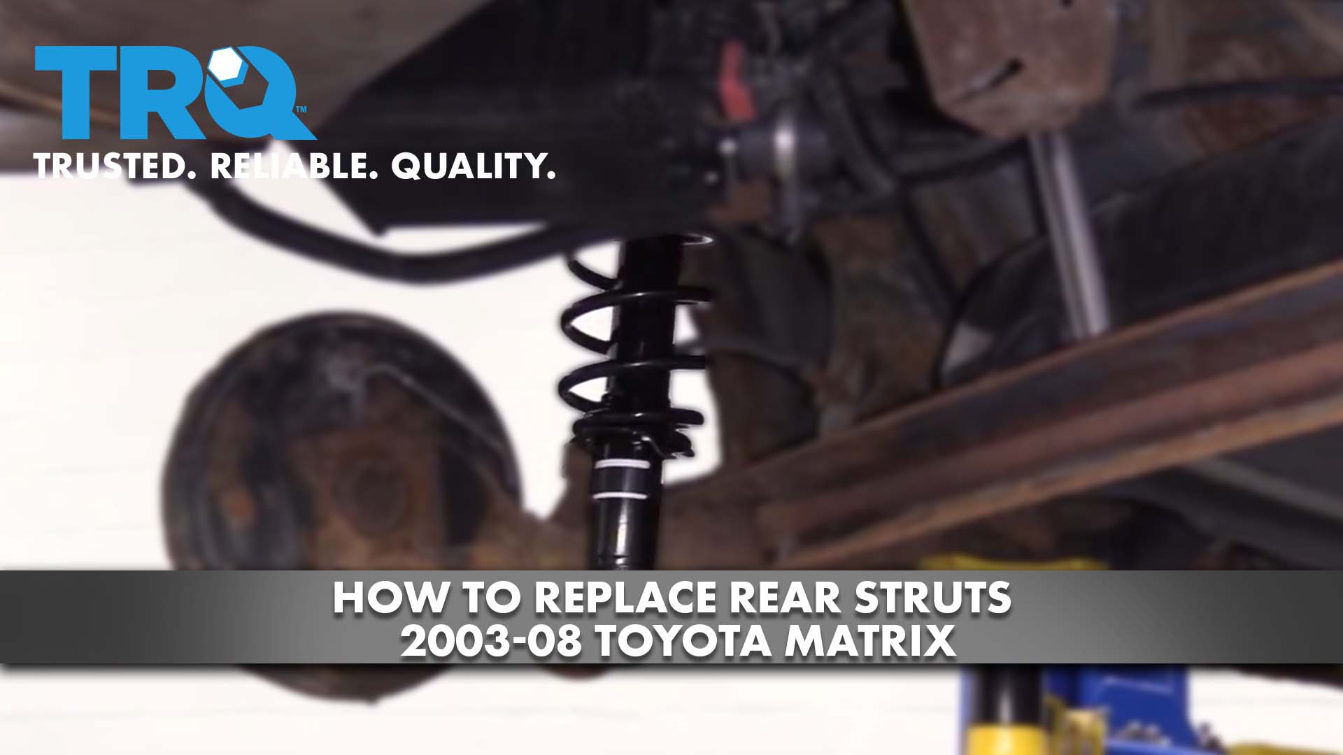 How to Replace Rear Struts 2003-08 Toyota Matrix | 1A Auto