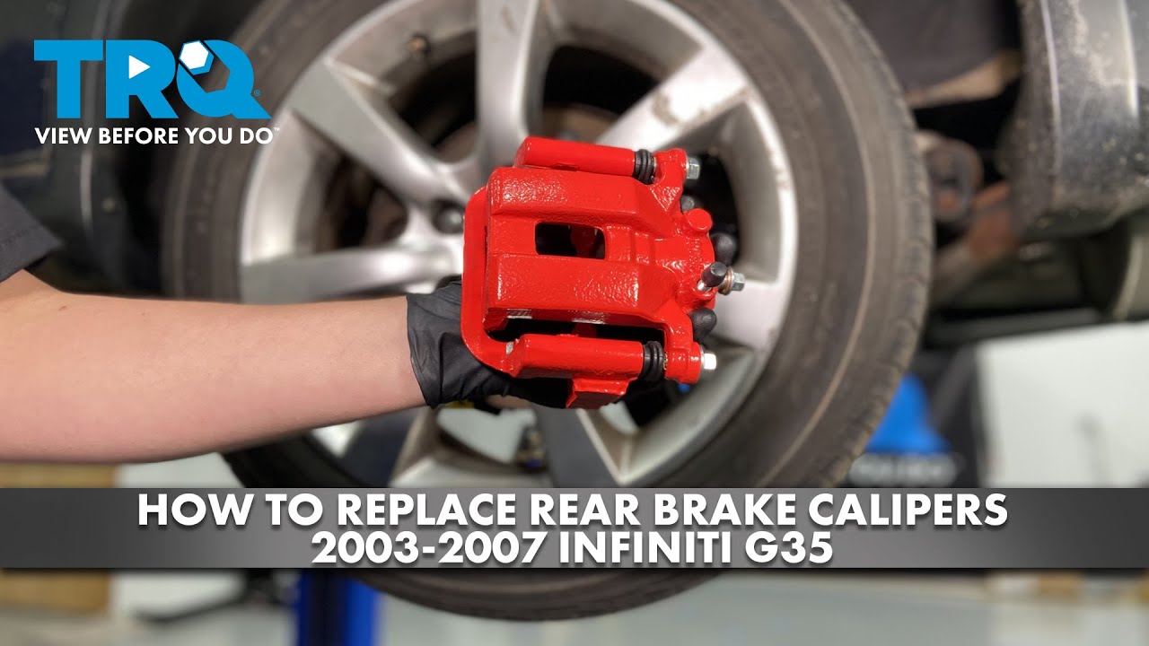 How to Replace Rear Brake Calipers 2003-2007 Infiniti G35 | 1A Auto